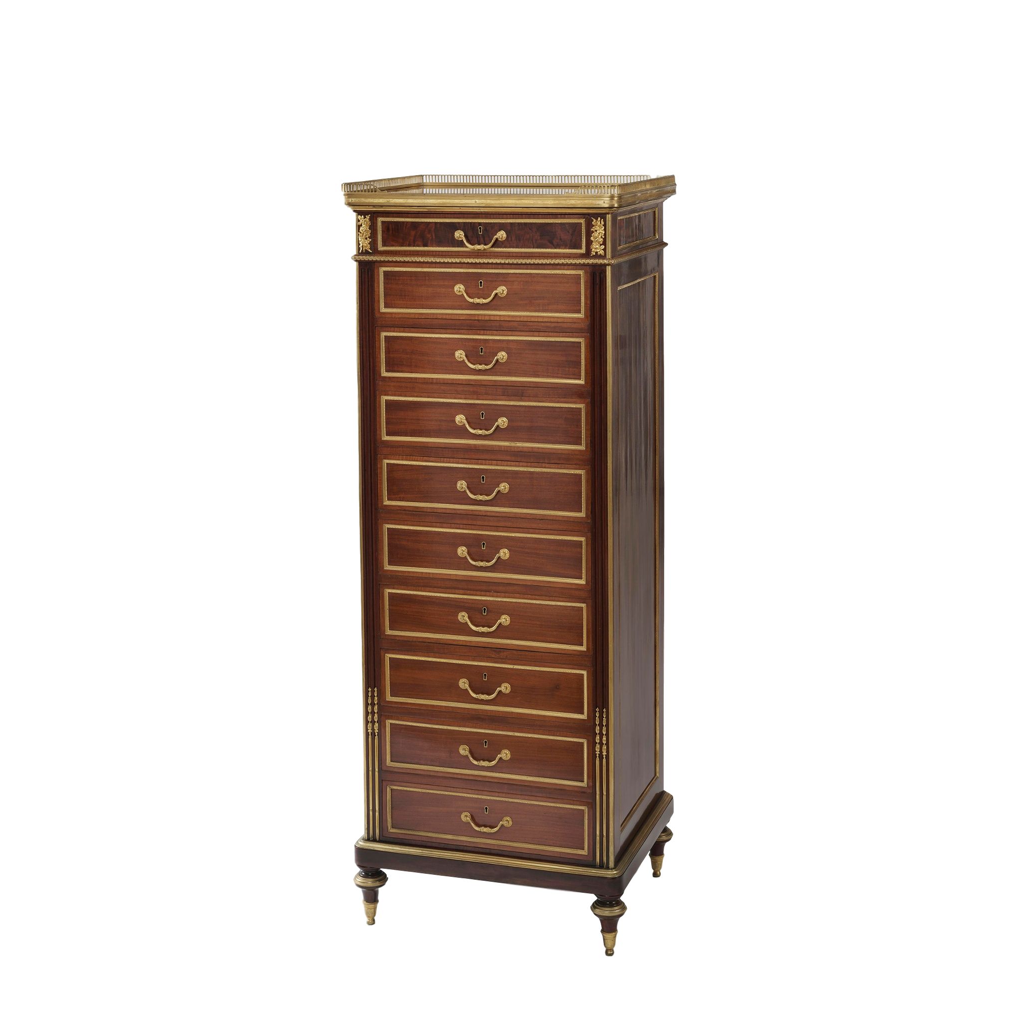 Chest of Drawers in the Louis XVI Manner Attributed to Mellier & Co ...